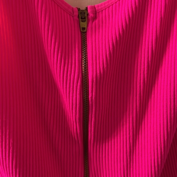 Tops | Neon Pink Bodysuit | Poshmark